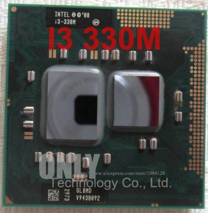 Original Intel core Processor I3 330M 3M Cache 2.1 GHz Laptop Notebook Cpu Processor Free ...