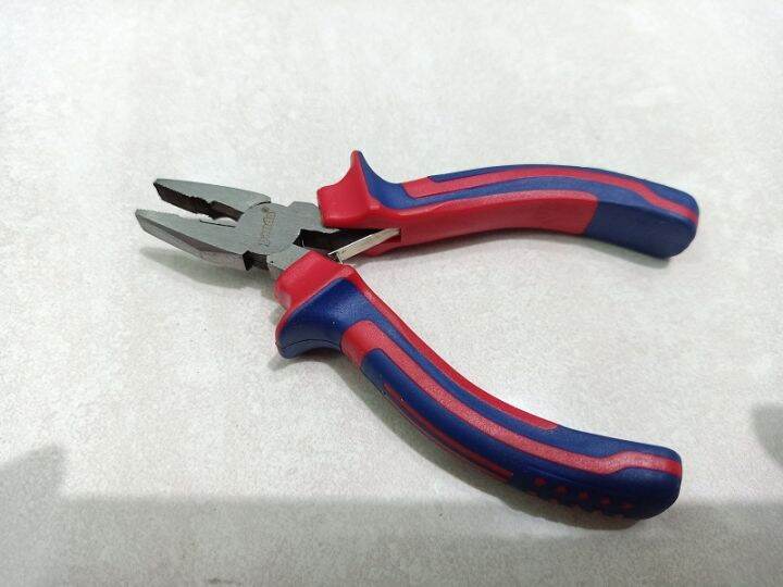 Tang Mini Ganggang Karet 4,5 inch / Tang Kombinasi / Tang Lancip / Tang ...