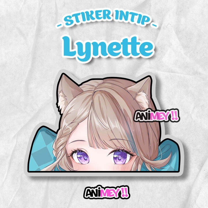 Stiker Intip Lynette Genshin Impact / Sticker Anime Waterproof | Lazada ...