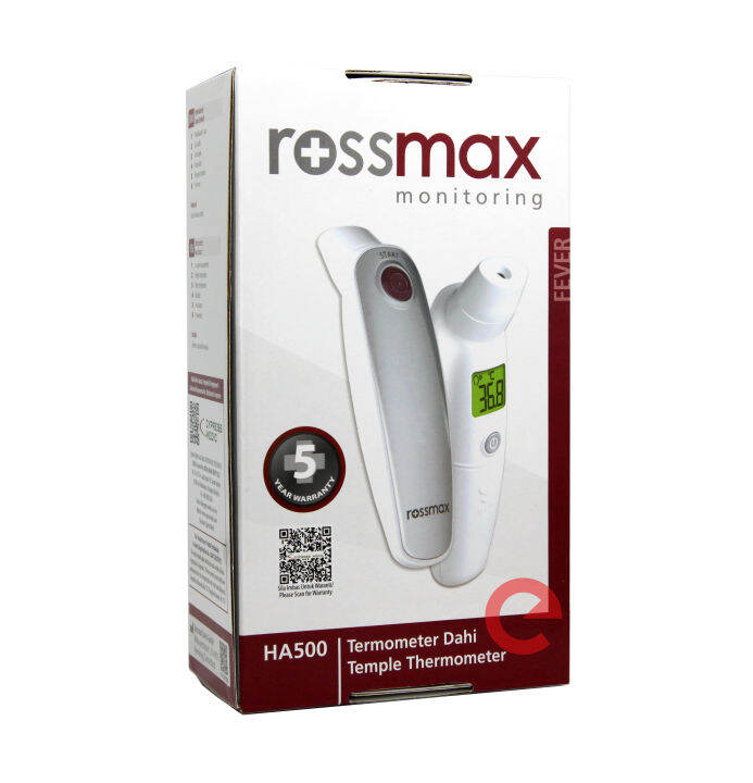 Rossmax Digital Non-Contact Temple Thermometer ( HA500 / HA500 Q ) | Lazada