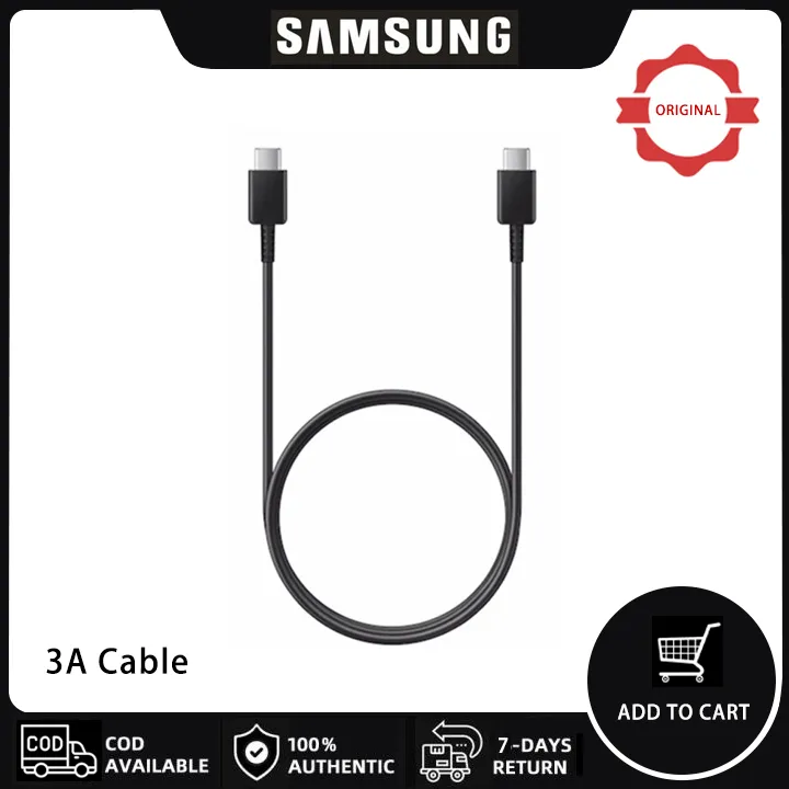 Samsung Galaxy 3A USB-C to USB-C(TYPE-C TO TYPE-C ) Cable 1M cord ...