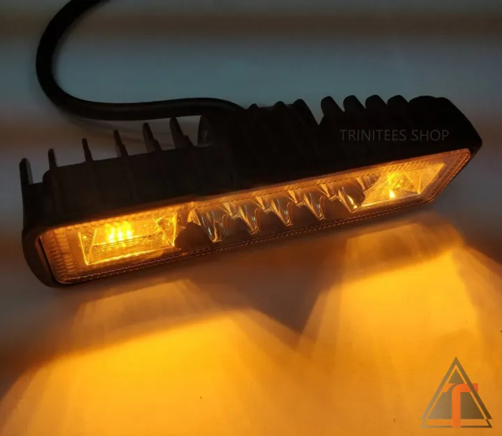 6 LED BAR Motor headlight yellow light with White Light MSM | Lazada PH