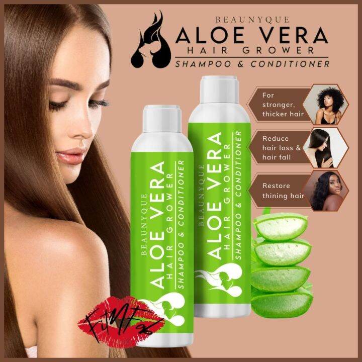 Fit N Fab | Beaunyque ALOE VERA HAIR GROWER 250ml Shampoo and ...
