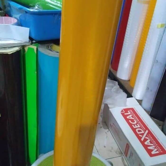 Stiker Skotlet Warna KUNING (yellow) Nyala Reflection (Ukuran Panjang 1 ...