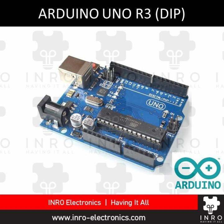 Arduino UNO R3 | DIP package microcontroller | Compatible version | Lazada