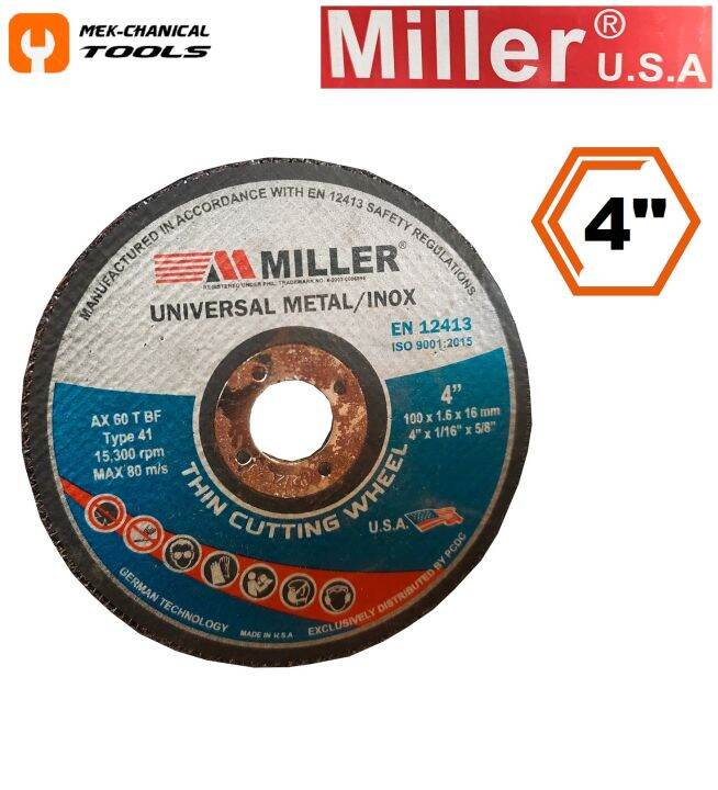 Miller USA Cutting Disc 4" | Lazada PH