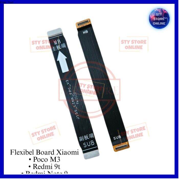 Flexible Flexibe Board Tengah Xiaomi Redmi Note 9 - Redmi 9t - Poco M3 ...