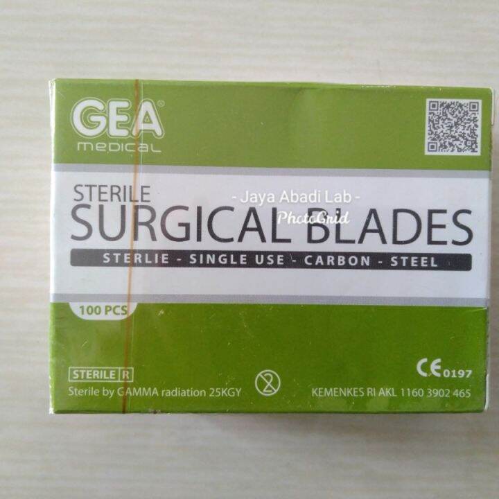 blade scalpel no 10 no 11 no 15 bisturi gea surgical sterile medical ...