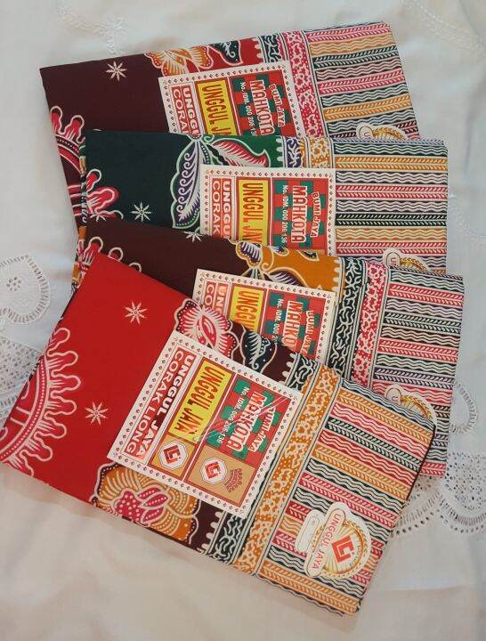 Kain gendongan tradisional batik mahkota unggul jaya corak liong ...