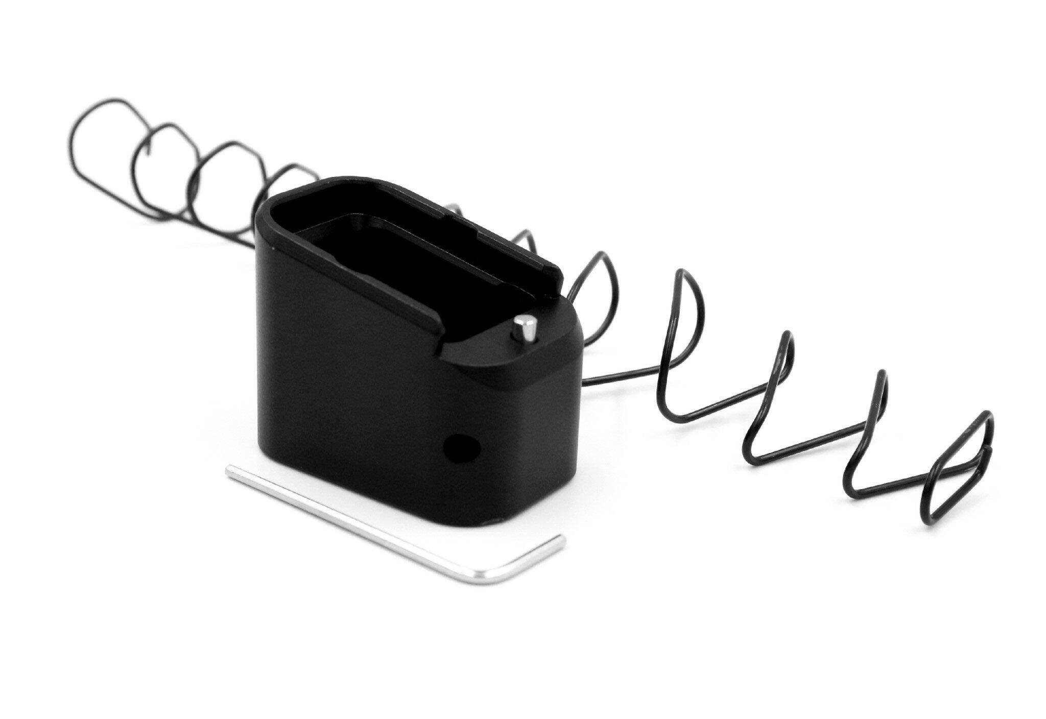 ส้นแม็ก Glock +5 CNC สำหรับ Glock 17 Gen 1-4, Glock 19 Gen 1-5 (Glock+5 ...