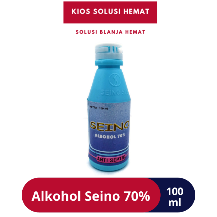 Alkohol 70% 100ml Antiseptik Desinfektan Alcohol Ethanol Pembersih ...