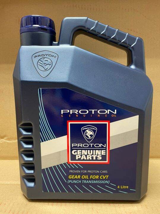PROTON CVT AUTO GEAR OIL MINYAK 4LITERS 4L | Lazada