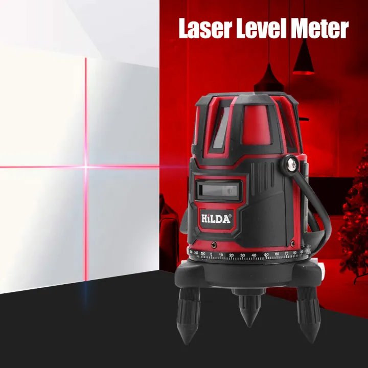 5 Line Red Beam Infrared Laser Level Meter Self-leveling Level ...