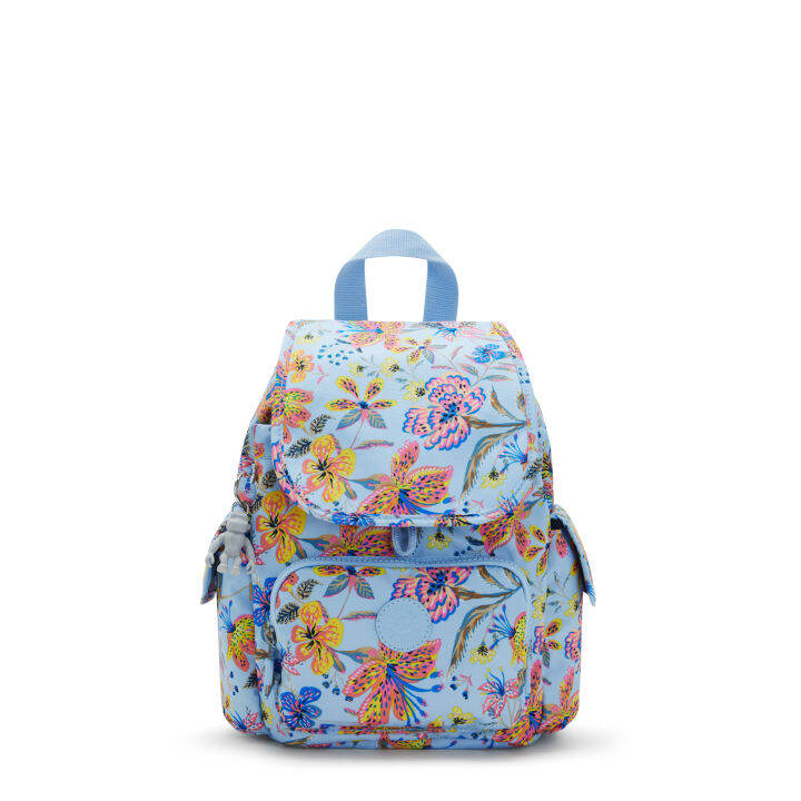 🔊 กระเป๋า KIPLING รุ่น CITY PACK MINI สี Wild Flowers | Lazada.co.th