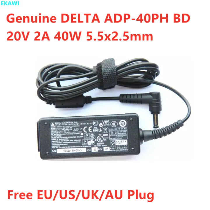 Original-2022 New☍ Genuine Delta ADP 40PH BD 20V 2A 40W 5.5x2.5mm ADP 40MH BD AC Adapter For ...