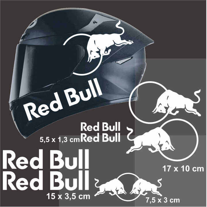 STICKER HELM REDBULL CUTTING | Lazada Indonesia
