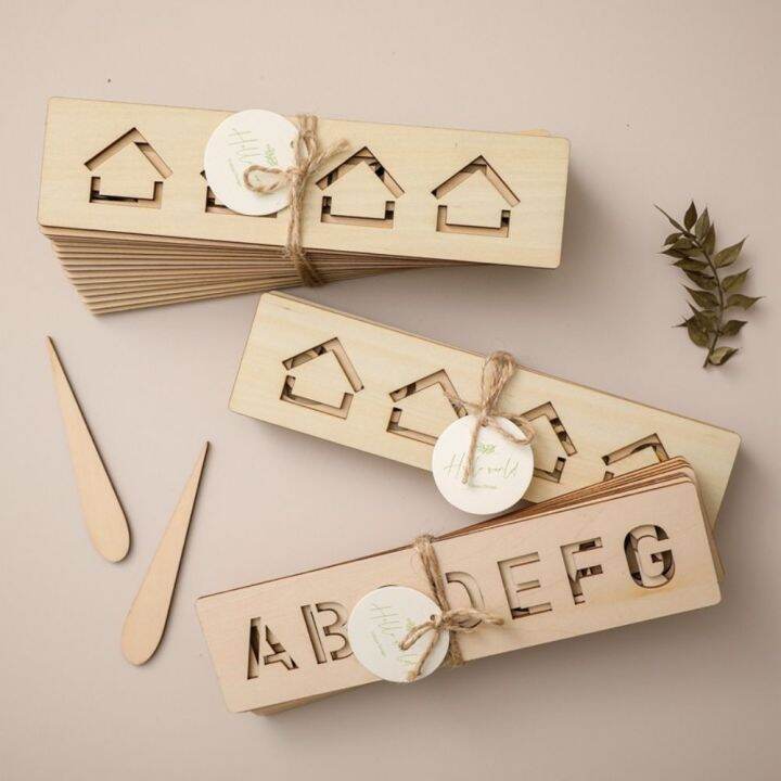 CROSKI Descriptive Board Wooden Montessori Pen Control Board ...