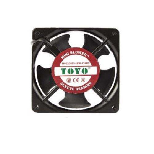 TOYO Exhaust Axial Fan Mini Blower Sleeve Bearing Type 4" 110VAC 18W ...