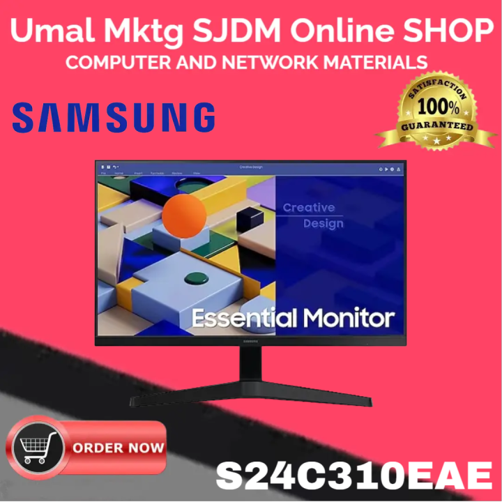 SAMSUNG S24C310EAE 24" Essential Monitor 75Hz - IPS PANEL - AMD ...