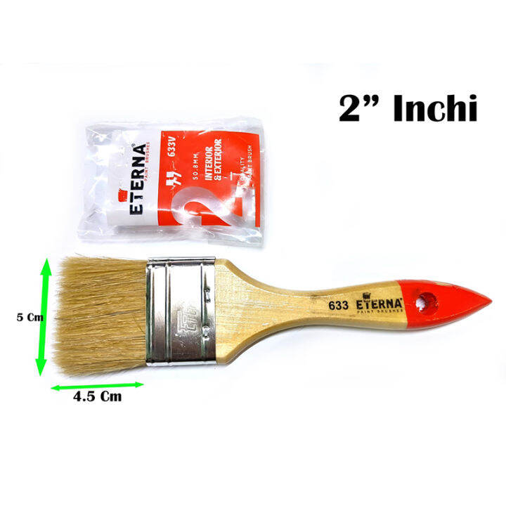 Kuas Cat Tembok Premium ETERNA 633 Original Mulai 2" inchi | Kuas ...