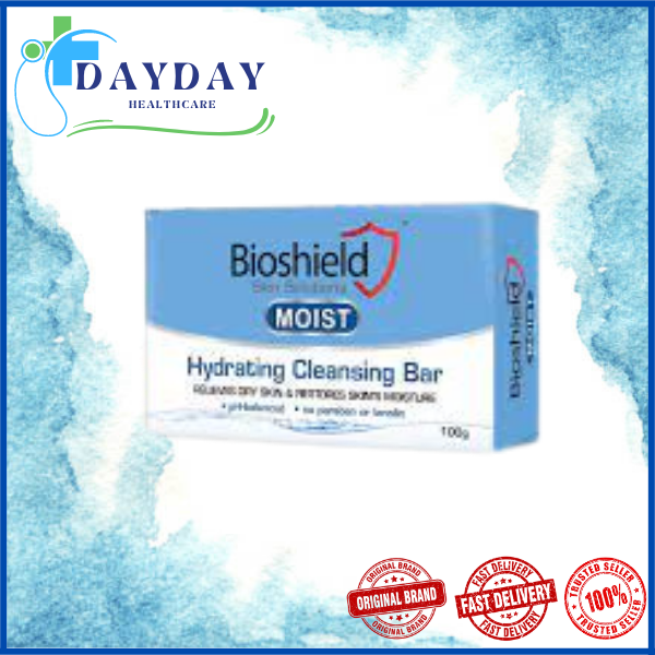 Bioshield Moist Hydrating Cleansing Bar (100g) (Ready Stock) | Lazada