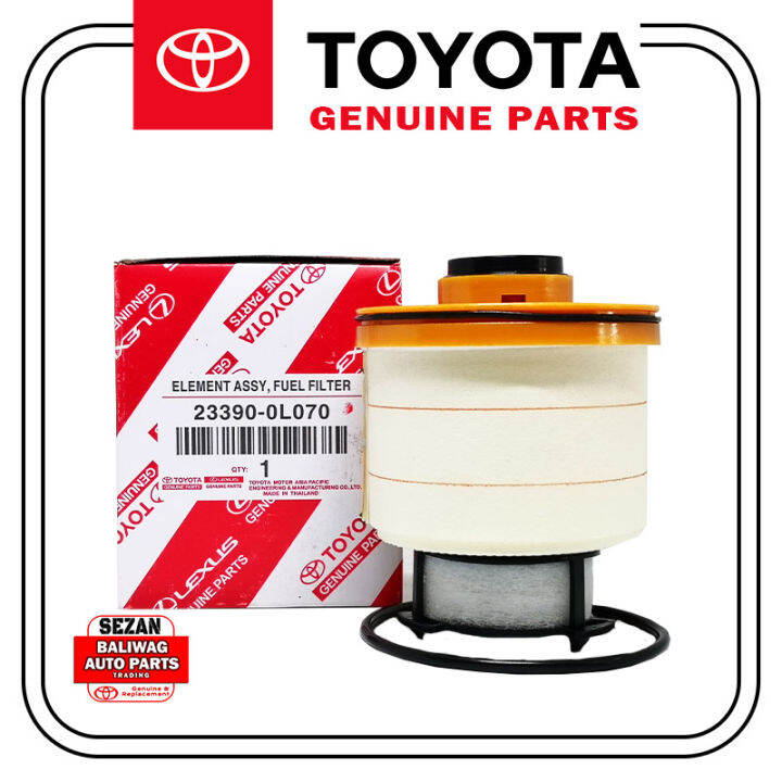 TOYOTA FUEL FILTER ELEMENT FORTUNER INNOVA HILUX 1KD 2KD 2015-2022 ...