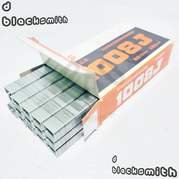 Tuodaodongsheng 1008J Gun Tucker Staple Wire 10 x 8mm (1 Box) 3000 pcs ...