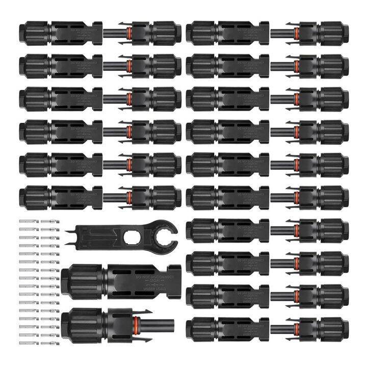 Battery Panel Solar Plugs Photovoltaic R4 Plug Waterproof 14/12/10 AWG ...