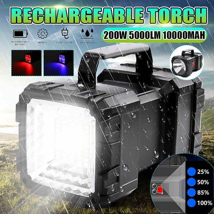 Best Seller DOUBLE HEAD HANDHELD SOLAR | Flood Light | 10000 LM 40W ...