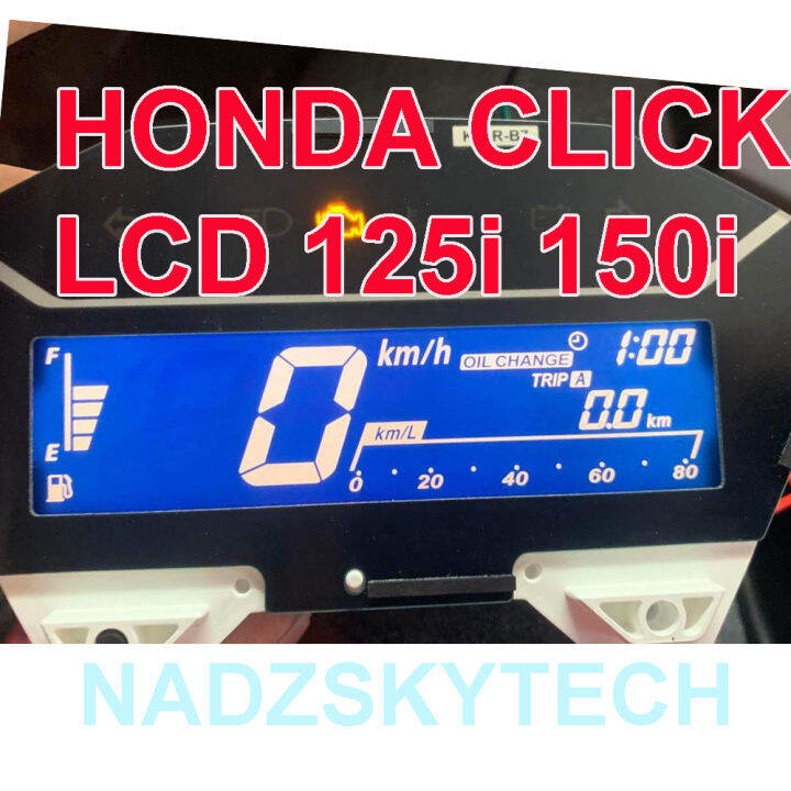 Honda Click Lcd 125i 150i Version 2 Speedometer Gauges panel Sunburn ...
