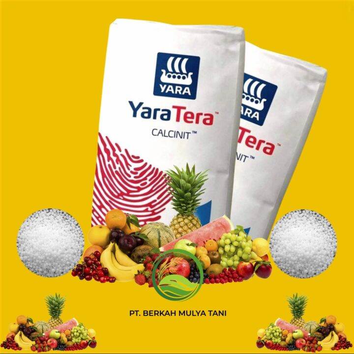 Pupuk Kalsium Nitrat Yara Tera Calcinit / Yaratera Kalsinit 1 Kg Repack ...