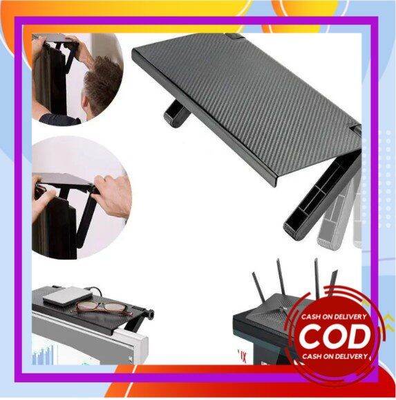 (LA FAVORITE). Rak Gantung Atas TV Monitor Screen Top Shelf Stand ...
