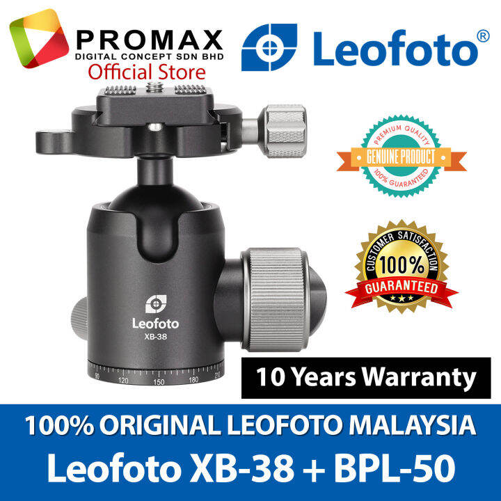 Leofoto XB-38+BPL-50 Ballhead SHIP FROM MALAYSIA 100% ORIGINAL LEOFOTO MALAYSIA | Lazada