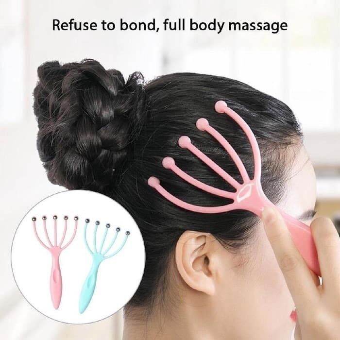 Alat Pijat Kepala Head Spa Scalp Massager Alat Pemijat Refleksi Kepala ...