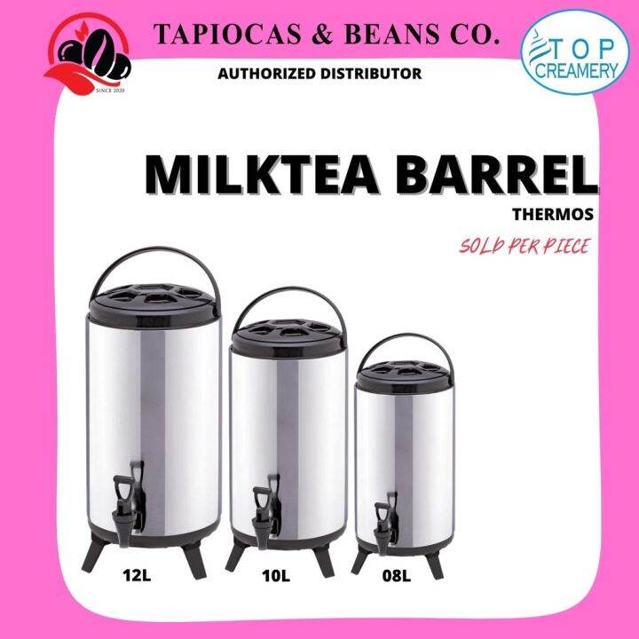 MILK TEA BARREL ∣ THERMOS 8L/10L/12L | Lazada PH
