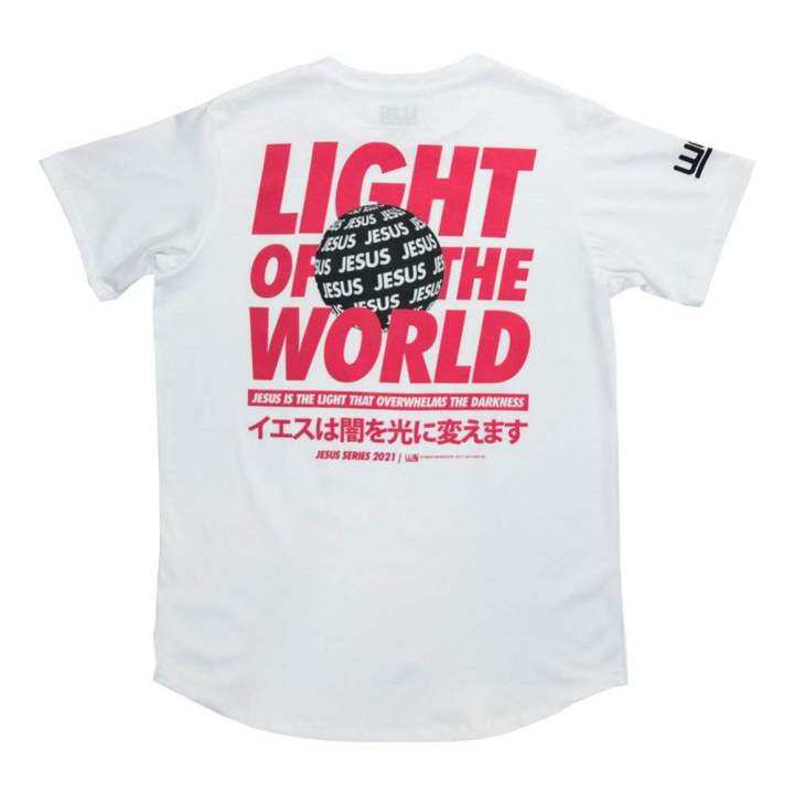Worship Generation Jesus Series 2021 Light Of The World White Long Tee ...