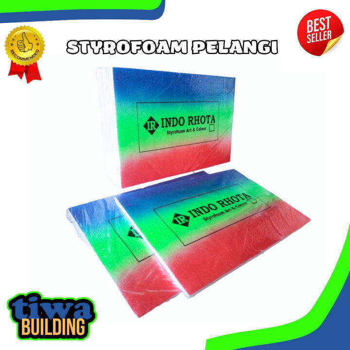 PAPAN STYROFOAM PELANGI / PAPAN GABUS /PAPAN MADING | Lazada Indonesia
