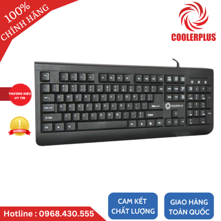 [Chính Hãng] Bàn Phím Máy Tính Coolerplus FC112 Văn Phòng Có Dây Cổng ...