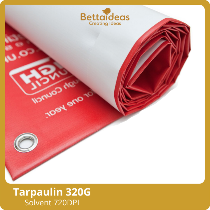 BETTAIDEAS Banner / Bunting [Eyelet/PVC Pipe/3 Inch Pocket/Fold 4 Sides ...