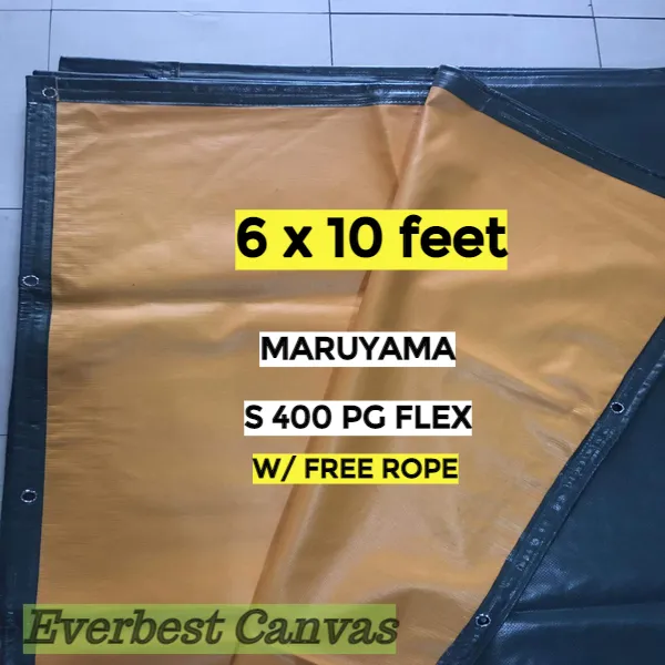 6ft x 10ft / LONA MARUYAMA S400 PG FLEX / HIGH-QUALITY / SHELTER COVER ...