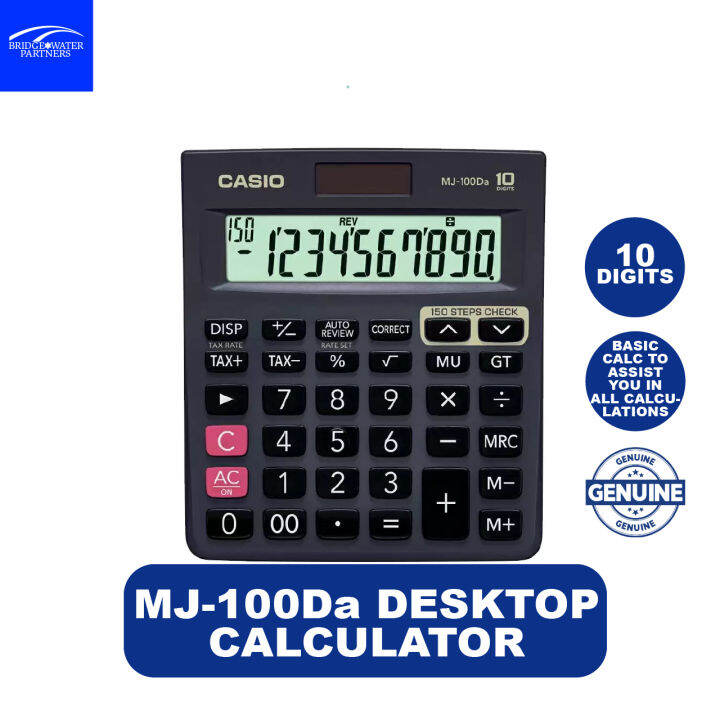 Casio MJ-100Da Desktop Calculator | Lazada PH