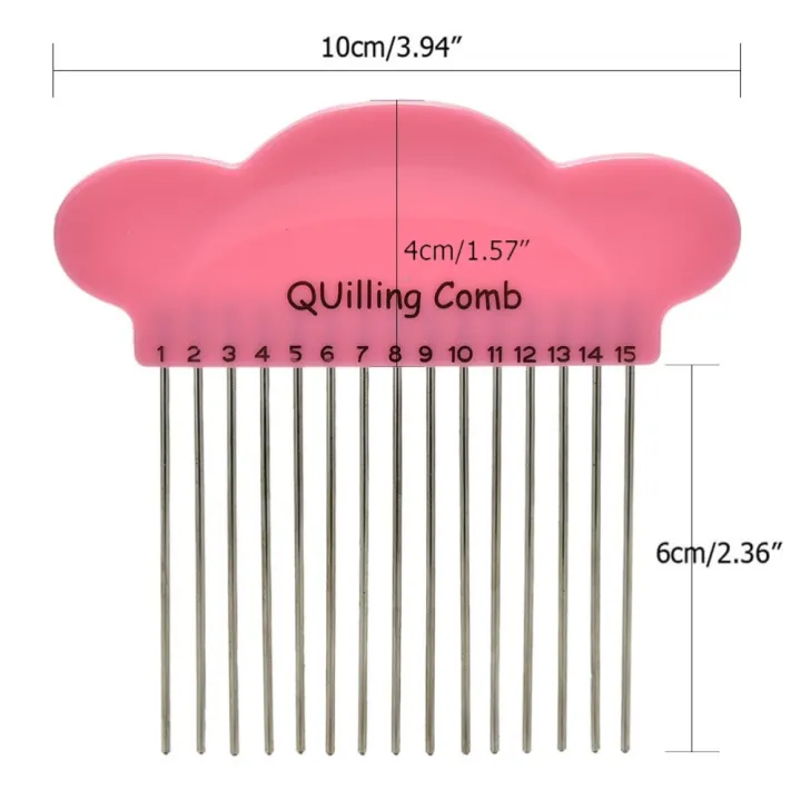 LSHUO DIY Cloud Paper Quilling Comb Plastic Holder Origami Carding Art ...