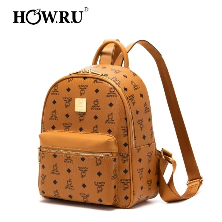 HOW.R.U 2022 Original Korean backpack leather For women COD | Lazada PH