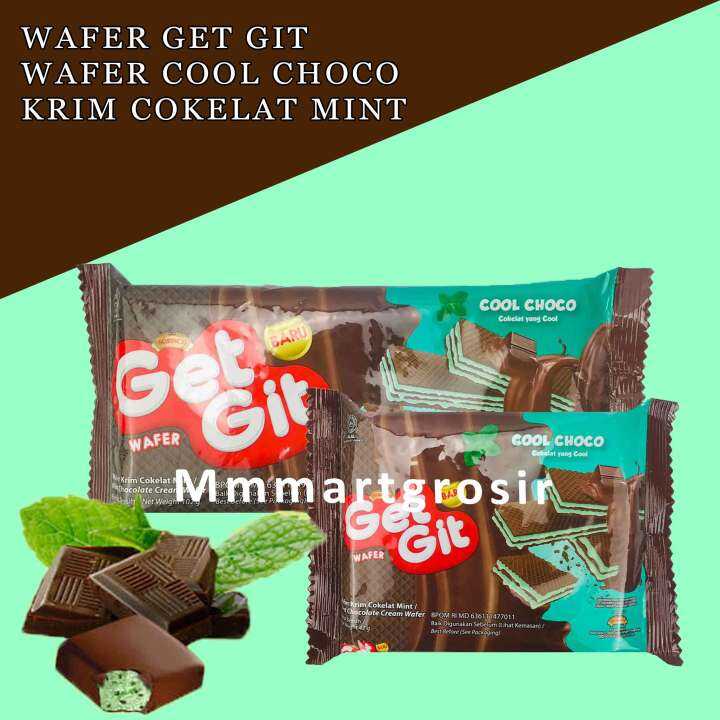 Wafer Get Git / Wafer Cool Choco / Dengan Krim Cokelat Mint / Wafer ... Wafer Get Git / Wafer Cool Choco / Dengan Krim Cokelat Mint / Wafer ...