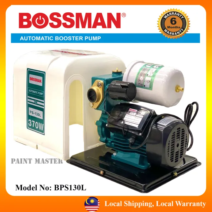 BOSSMAN AUTO BOOSTER PUMP 0.5HP BPS130L | Lazada