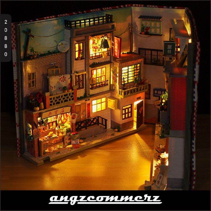DIY Kit Miniature Japanese Traditional Alley House Model TC26 Set ...