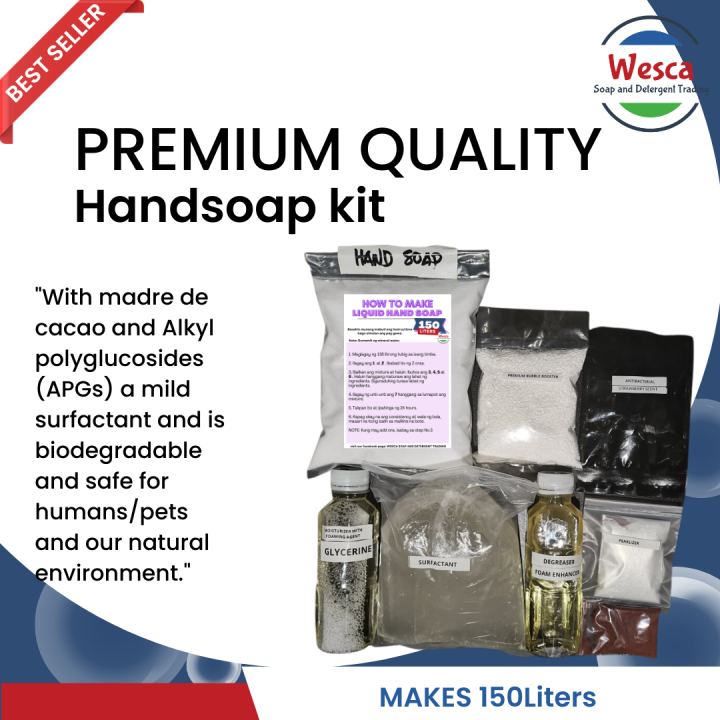 DIY PREMIUM HANDSOAP KIT 150 LITERS YIELD | Lazada PH