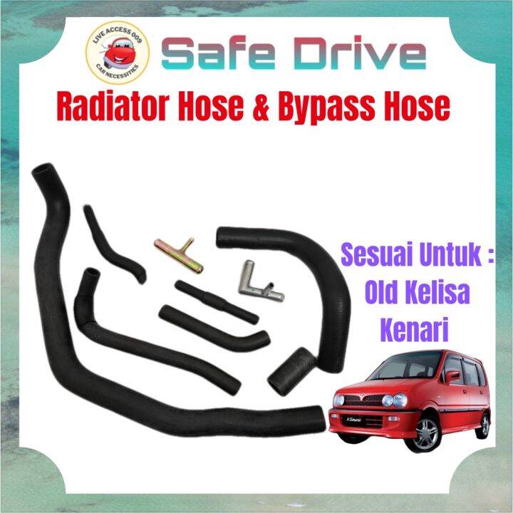 LA009 Perodua All Kenari Kelisa Genuine Proganti Full Set Radiator Hose ...