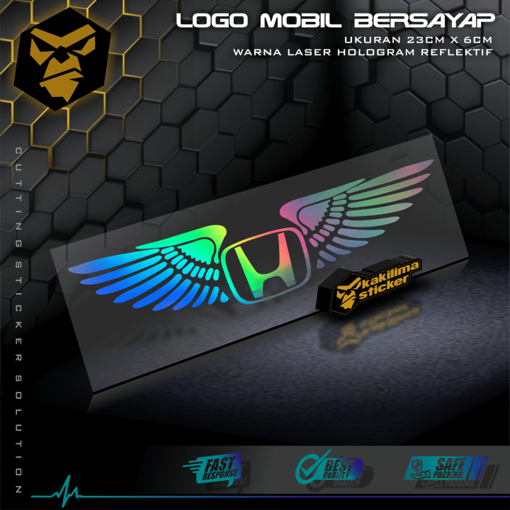 Sticker Logo Mobil Bersayap. Cutting Sticker Logo Mobil. Sticker Mobil ...