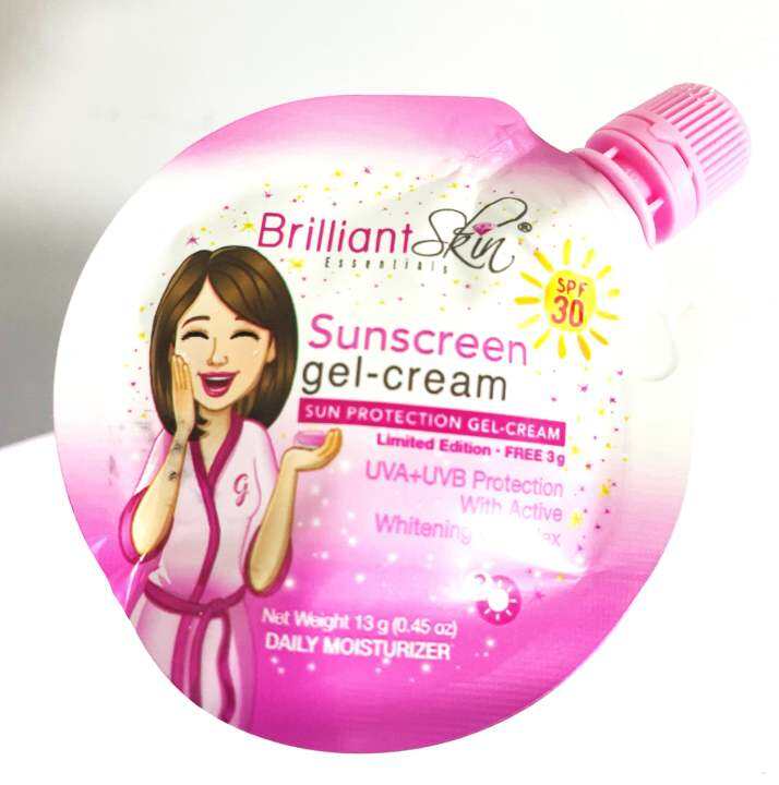 Limited Edition: Brilliant Skin Sunscreen gel-cream (13g) Free 3g ...